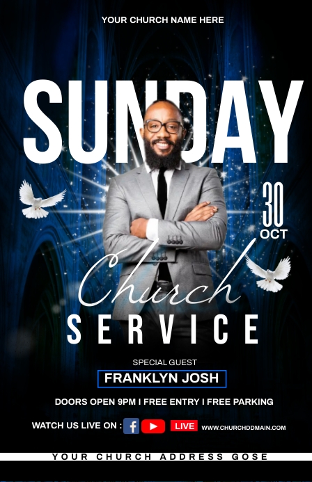 Copy of Church flyer | PosterMyWall