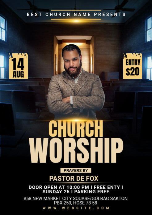 Church Flyer Template | PosterMyWall