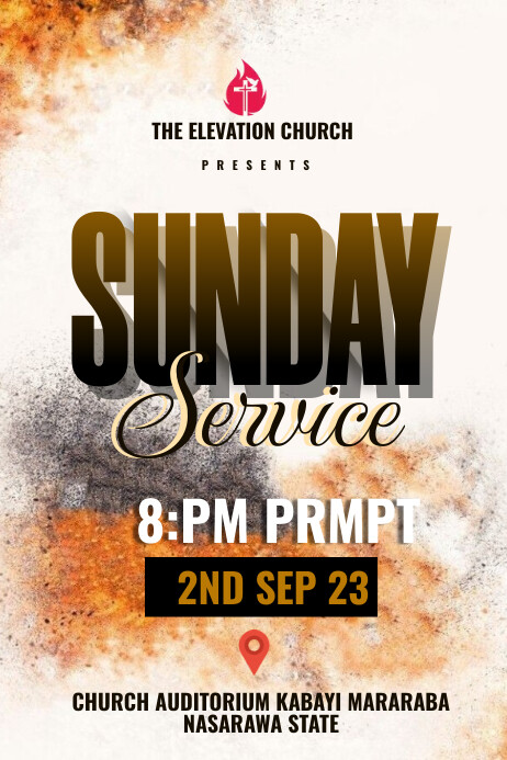 church flyer Template | PosterMyWall