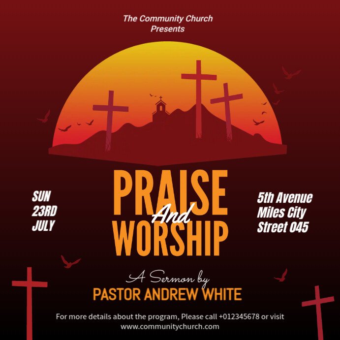Church Flyer Template | PosterMyWall