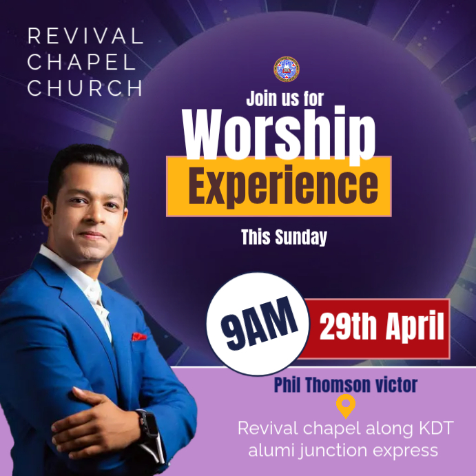 Plantilla de Church flyer | PosterMyWall