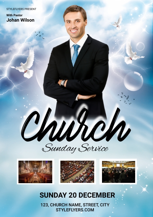 Church flyer Template | PosterMyWall