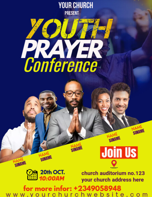 CHURCH FLYER Template | PosterMyWall