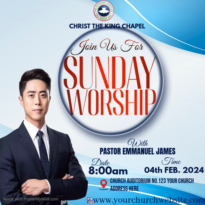 CHURCH FLYER Template | PosterMyWall