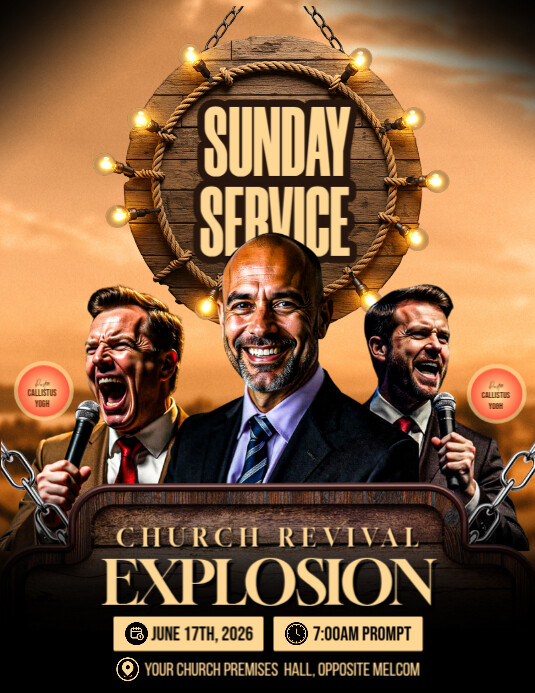 Church flyer Template | PosterMyWall