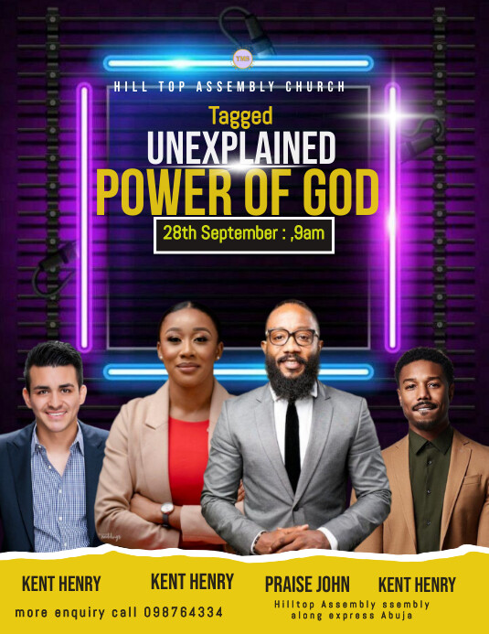 Plantilla de CHURCH FLYER | PosterMyWall