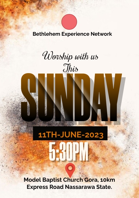 Church flyer Template | PosterMyWall