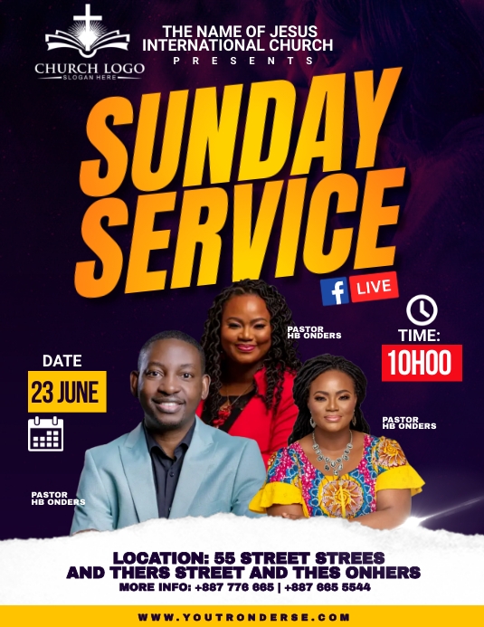 Plantilla de church flyer | PosterMyWall