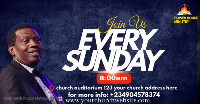 CHURCH FLYER Template | PosterMyWall