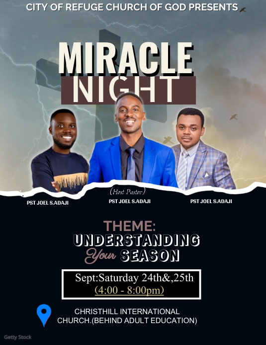 Pamflet Gereja Templat | PosterMyWall