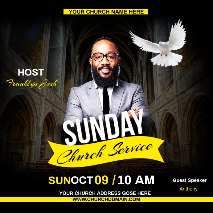 Church flyer Template | PosterMyWall