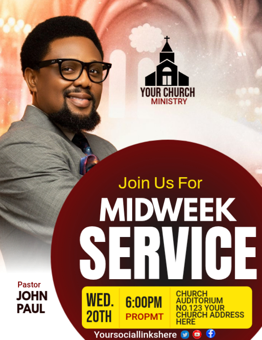 CHURCH FLYER Template | PosterMyWall