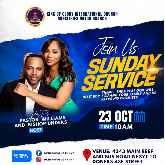 Plantilla de church flyer | PosterMyWall