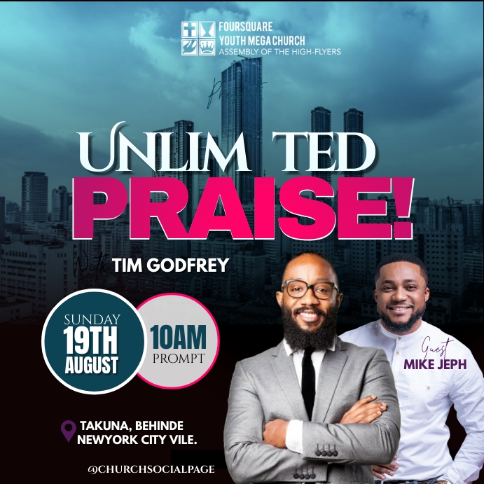 church flyer Template | PosterMyWall