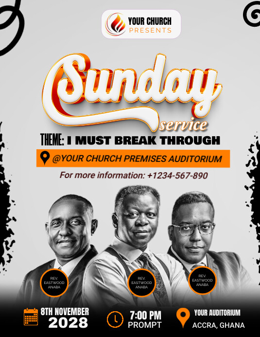 church flyer | PosterMyWall