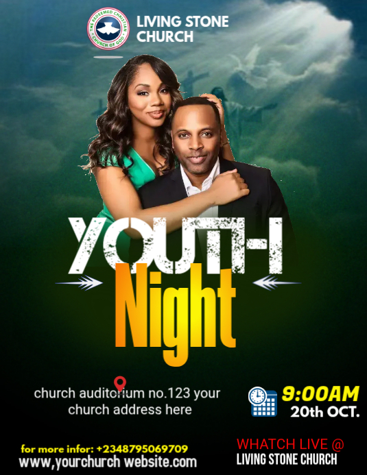 CHURCH FLYER Template | PosterMyWall