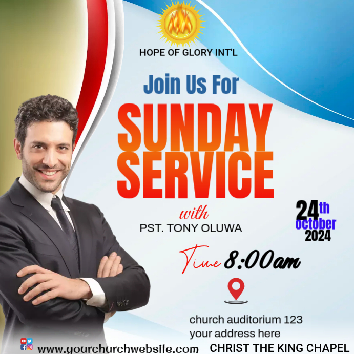 CHURCH FLYER Template | PosterMyWall