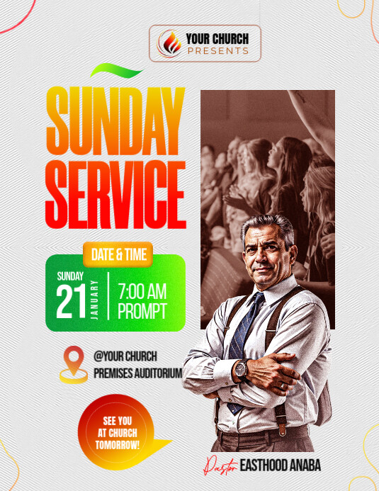 Church flyer | PosterMyWall