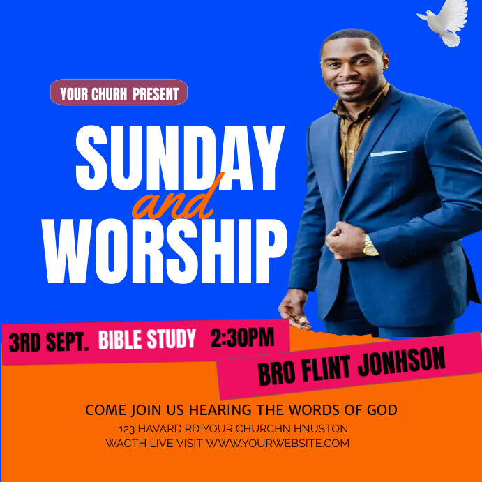 CHURCH FLYER Template | PosterMyWall