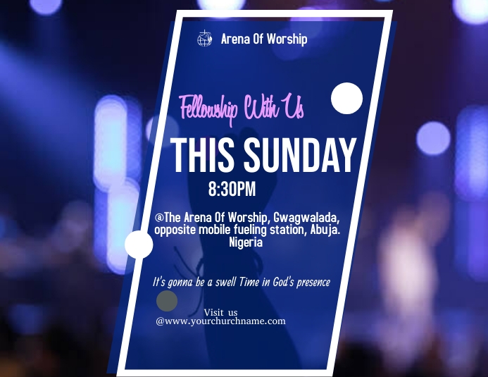 Church flyer Template | PosterMyWall