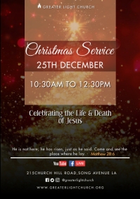 Christmas Cantata Service Flyer Template | PosterMyWall