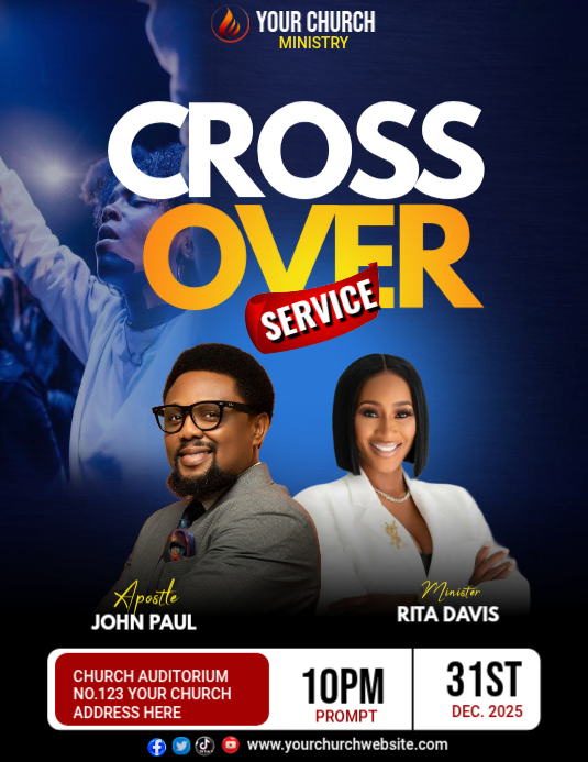 CHURCH FLYER Template | PosterMyWall