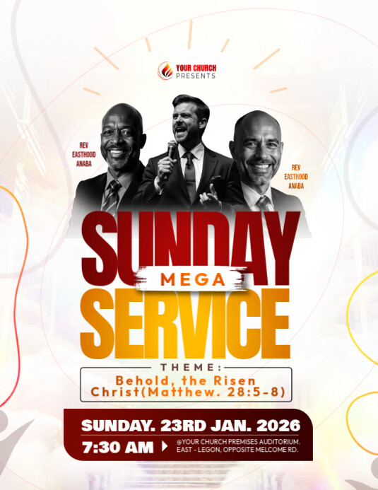 Church flyer | PosterMyWall