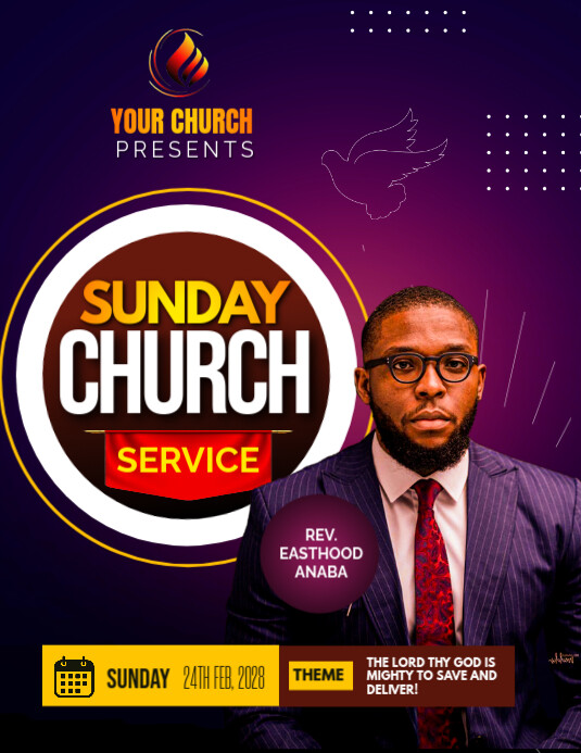 Church flyer | PosterMyWall