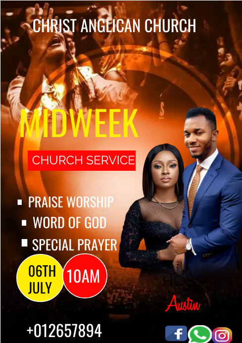 Church flyer Template | PosterMyWall