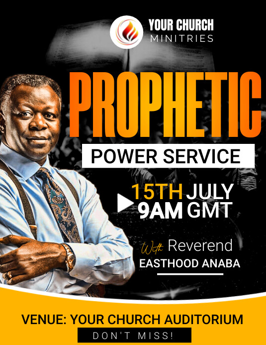 Plantilla de Church flyer | PosterMyWall