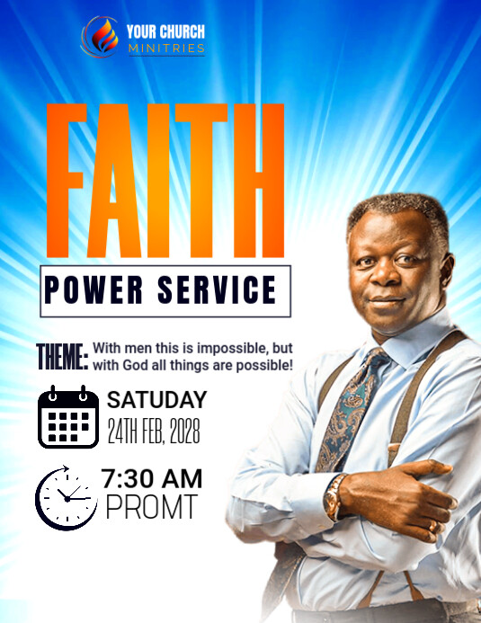 Plantilla de Church flyer | PosterMyWall