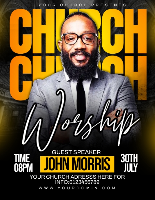 Plantilla de Church flyer | PosterMyWall
