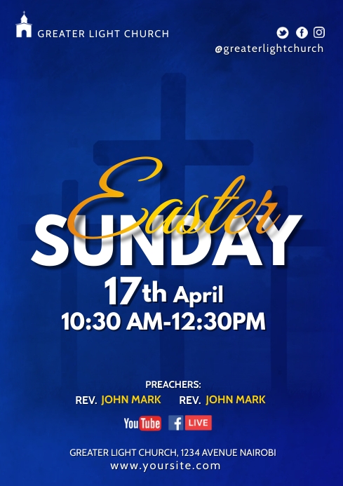 Church Flyer Template | PosterMyWall