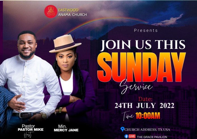 church flyer Template | PosterMyWall