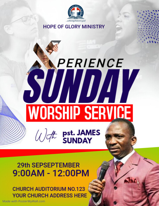 CHURCH FLYER Template | PosterMyWall