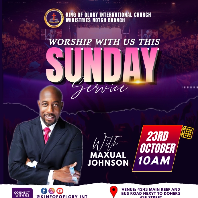 church flyer Template | PosterMyWall