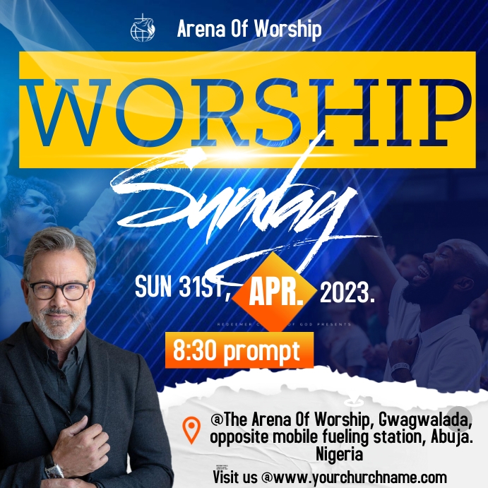 Church flyer Template | PosterMyWall