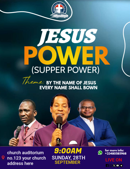 Copy of CHURCH FLYER | PosterMyWall
