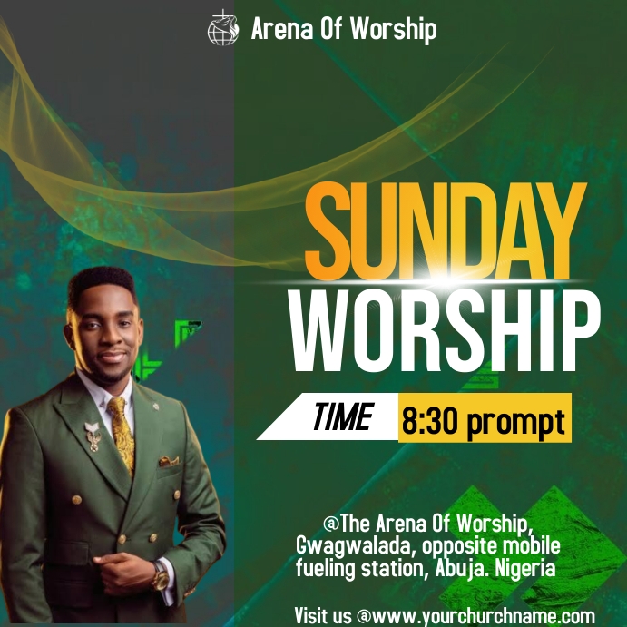 Church flyer Template | PosterMyWall