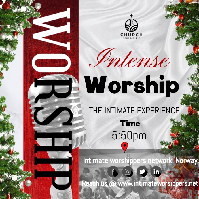 Pamflet Gereja Templat | PosterMyWall