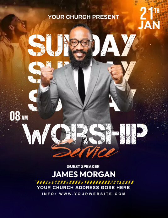 Church flyer Templat | PosterMyWall