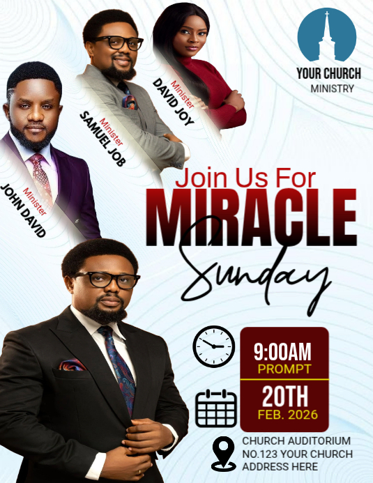 CHURCH FLYER Template | PosterMyWall