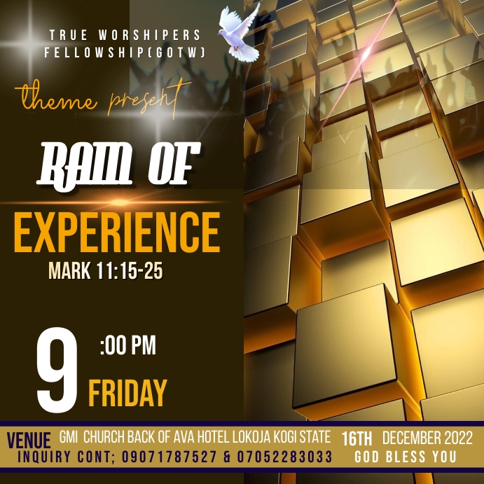 CHURCH FLYER Template | PosterMyWall