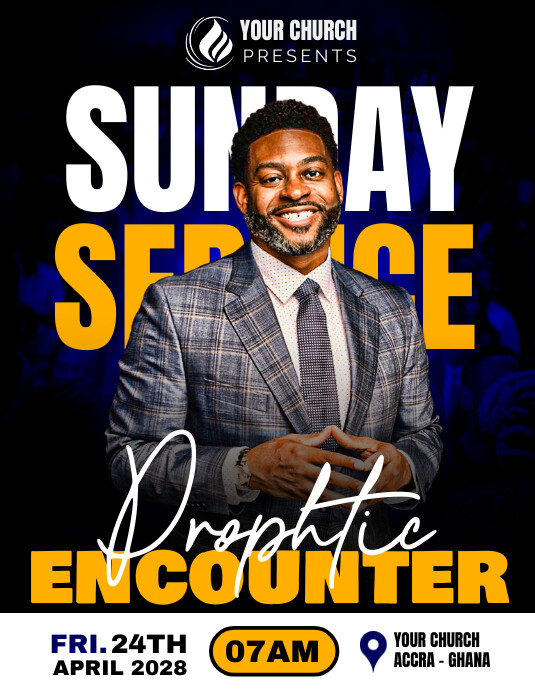 Plantilla de CHURCH FLYER | PosterMyWall