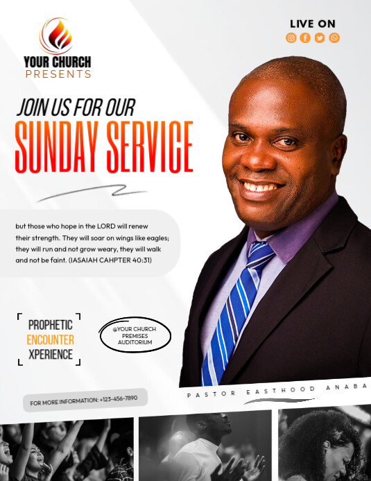 Church flyer | PosterMyWall