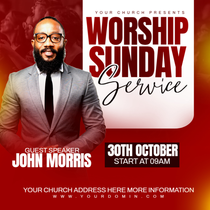 Plantilla de Church flyer | PosterMyWall