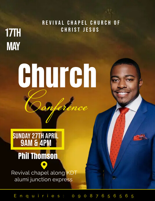 Modèle Church flyer | PosterMyWall