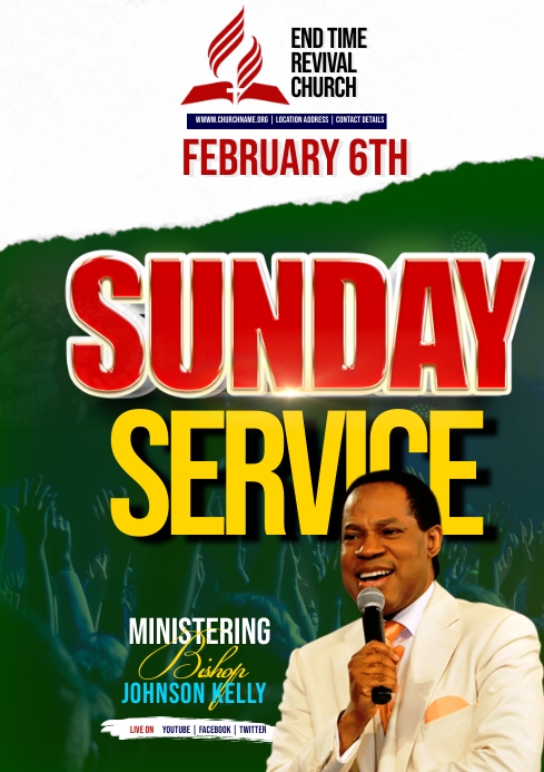 CHURCH FLYER Template | PosterMyWall