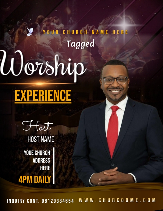 CHURCH FLYER Template | PosterMyWall