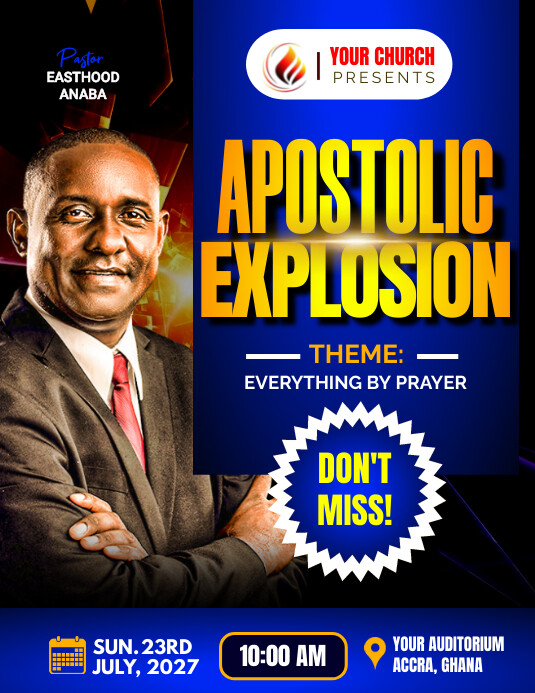 Church flyer | PosterMyWall